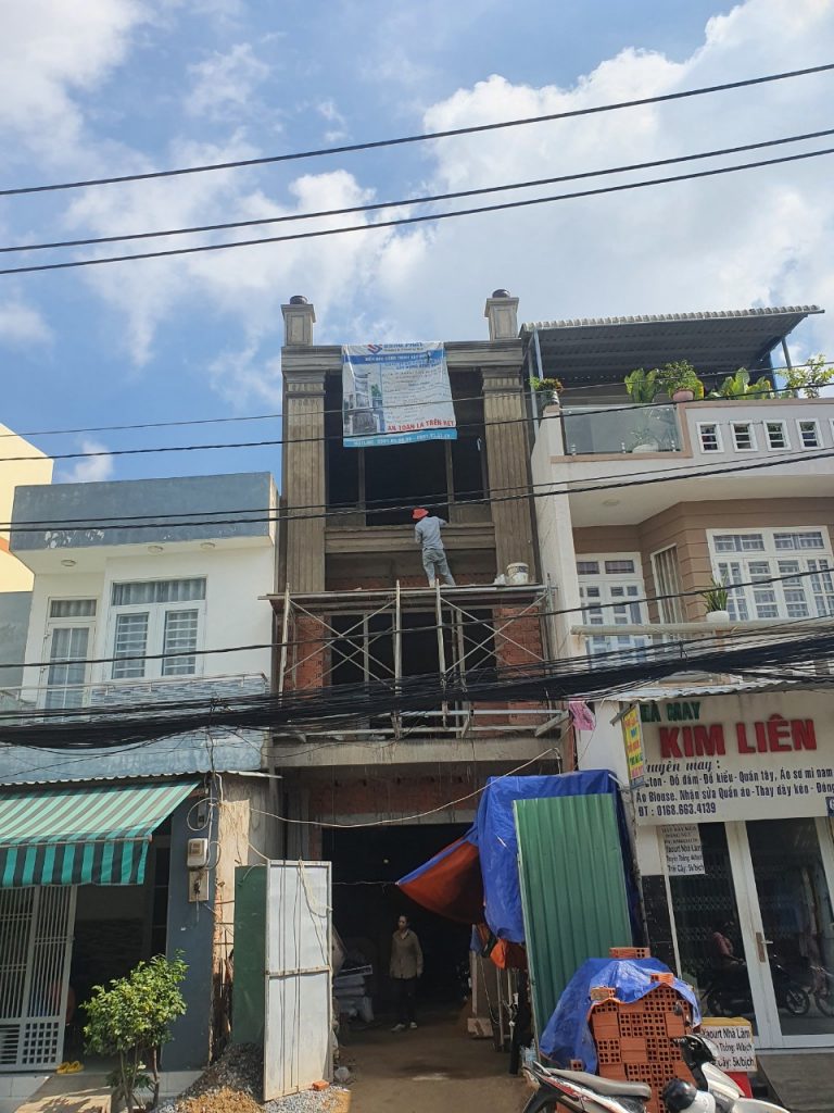 Mẫu nhà tân cổ điển 3 tầng 4.1x11m mái bằng sang trọng cho gia đình nhỏ ...